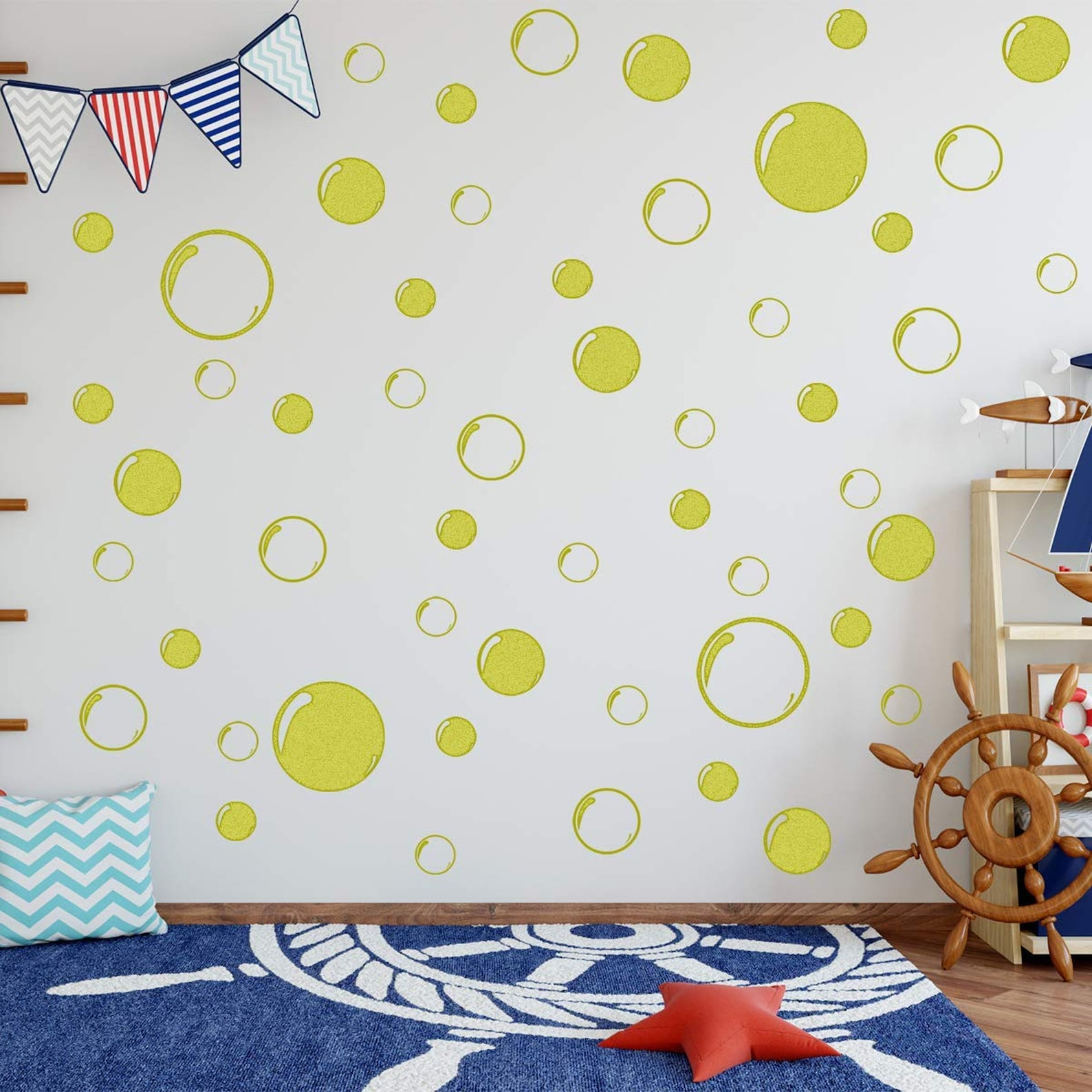 Bubbles Wall Stickers Bathroom Decals Peel and Stick Decor - Etsy