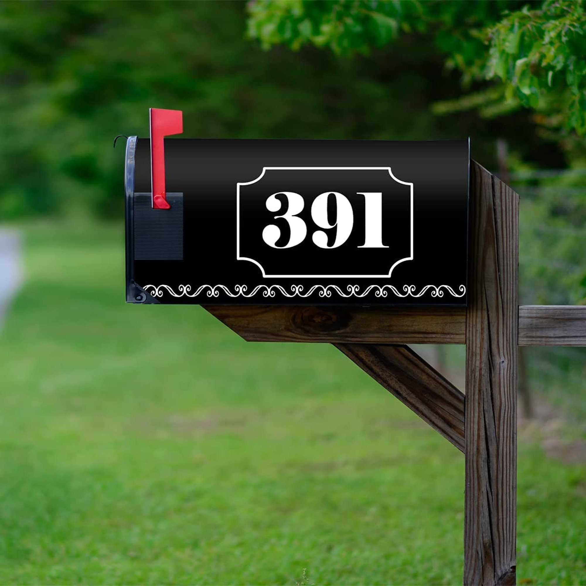 Personalize Mailbox Cover Magnetic Mailbox Wrap Home Decor Custom ...