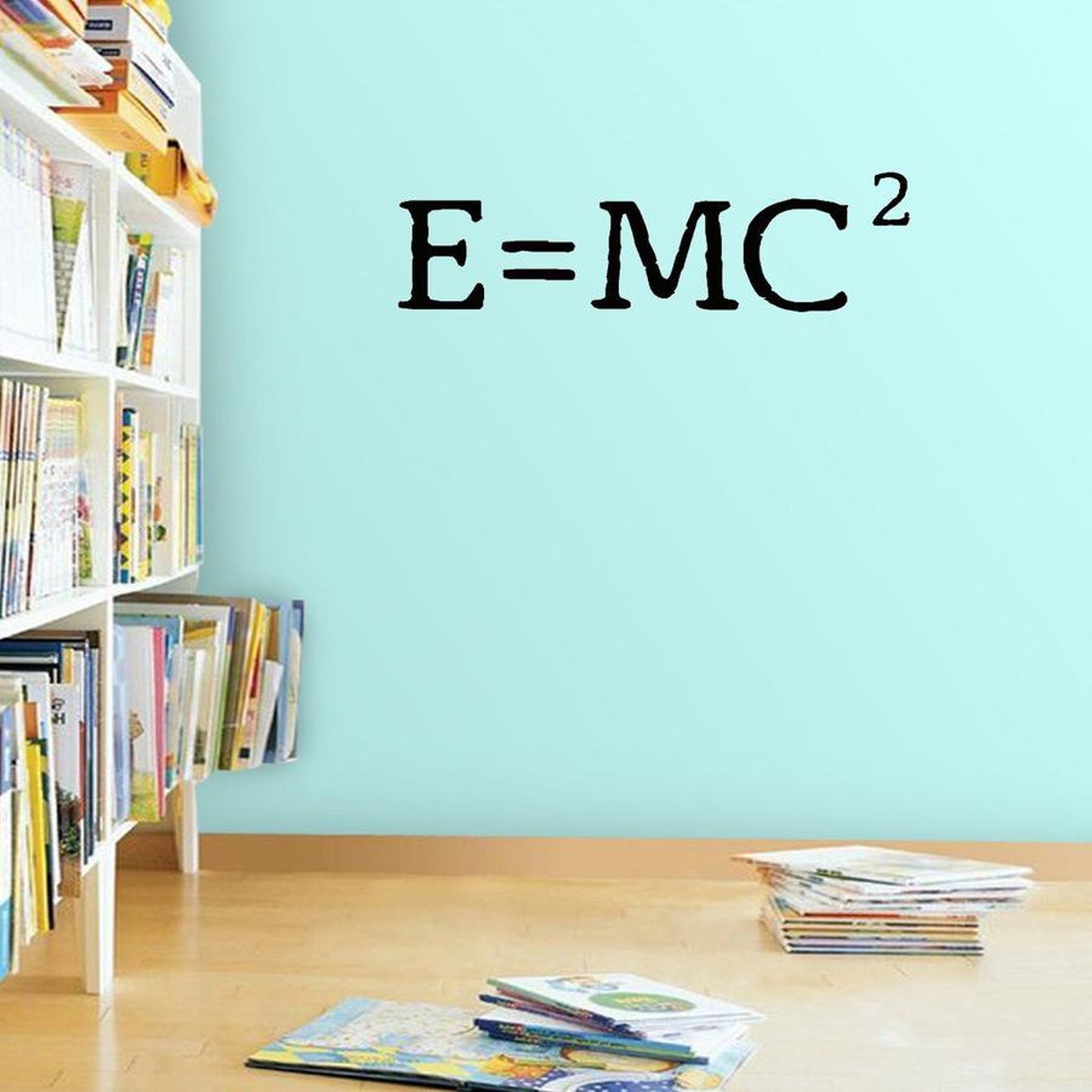 VWAQ EMC2 Wall Decal Science Wall Art Stickers Einstein - Etsy