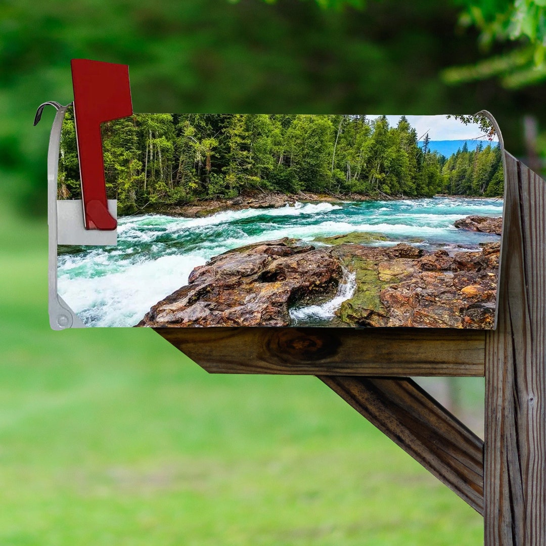 Summer Mailbox Covers Magnetic Forest Tree Decorative Mailbox Nature ...