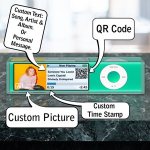 QR Code Music Plaque Acrylic Sign Couples Custom Song Wedding Gift ...