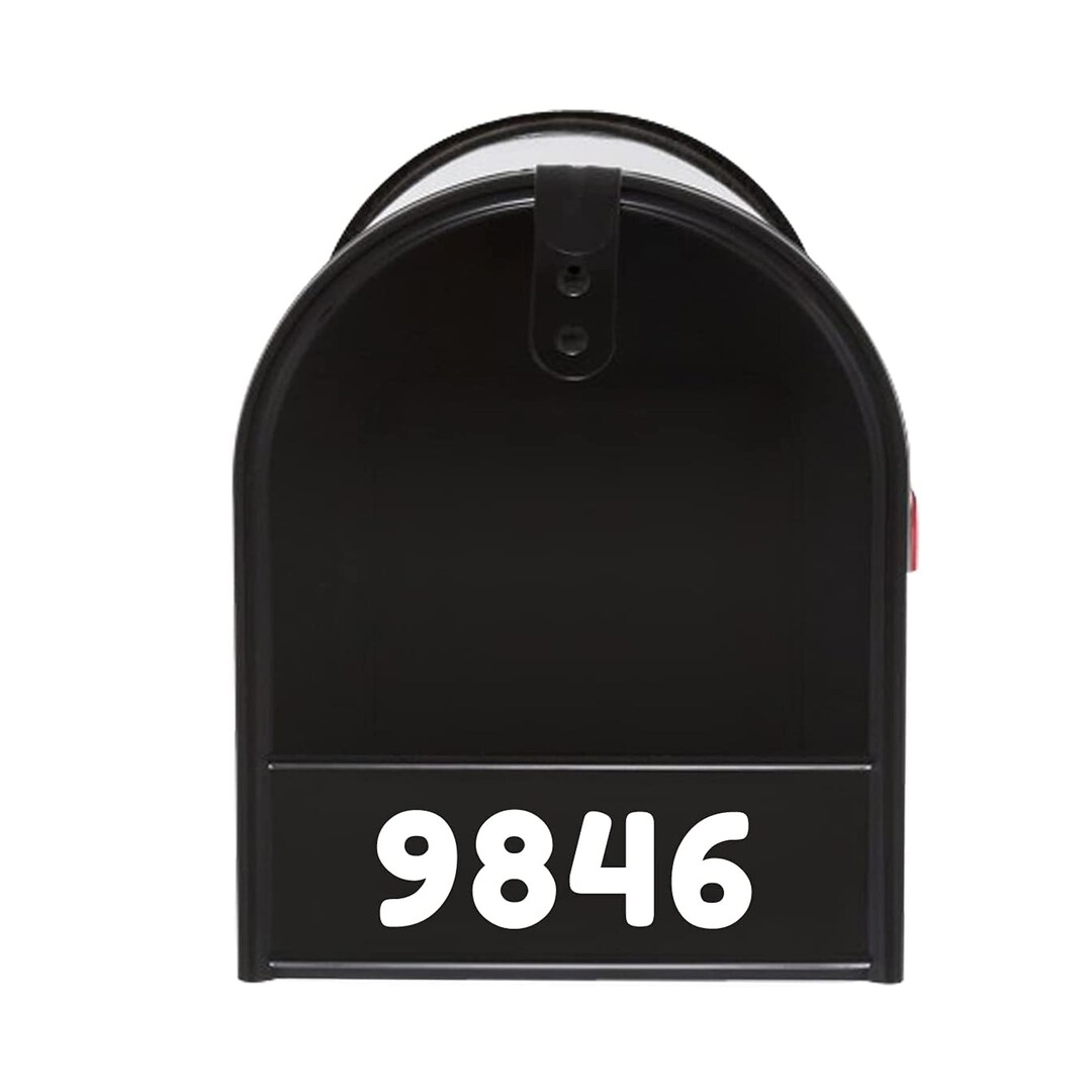 Mailbox Numbers Large House Numbers Address - Address Numbers Vinyl ...