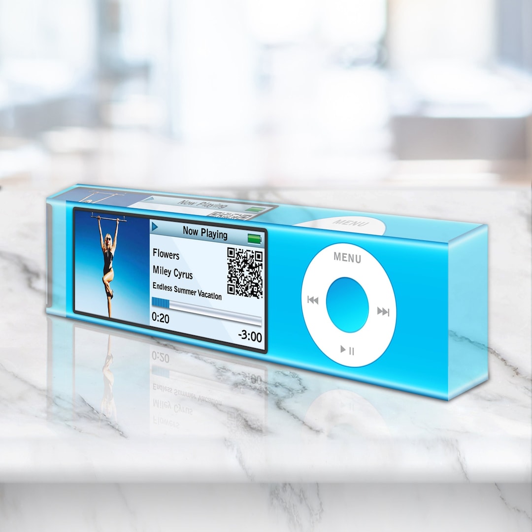 Custom Song QR Code Acrylic Sign Music Plaque Couples Wedding Gift ...