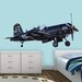 Vintage Airplane - Propeller Plane Aviation Wall Decal - Peel and Stick ...