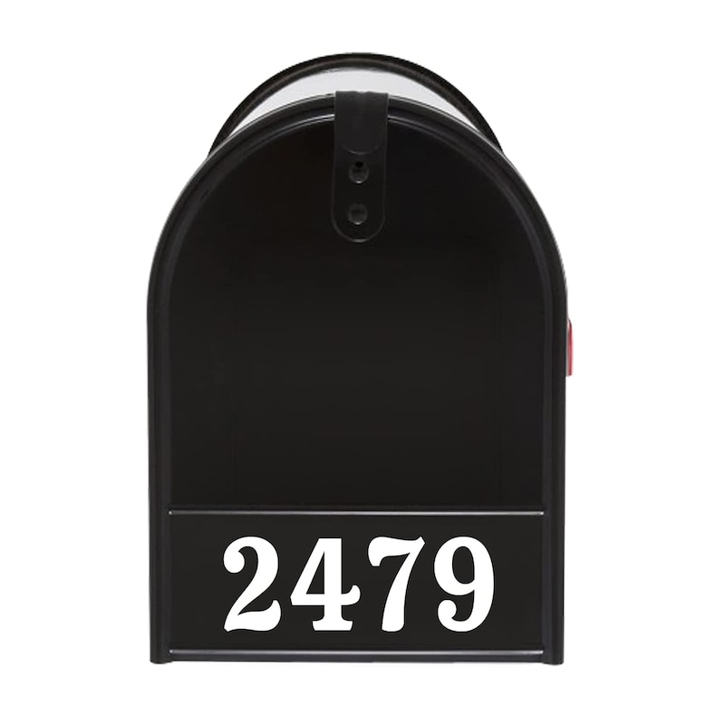 Modern Mailbox Numbers - Etsy