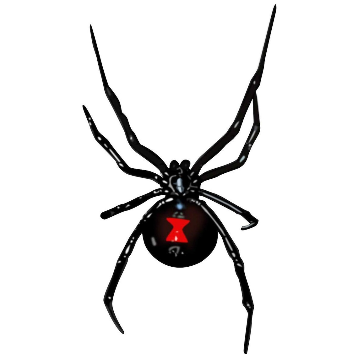 Black Widow Wall Decal Spider Vinyl Sticker Peel and Stick - Etsy