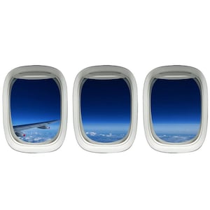 Airplane Wing Stickers, Airplane Wings for Kids - Plane Window Pilot ...