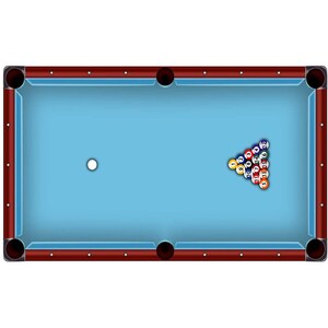 Billiards Wall Decal Pool Table Vinyl Sticker Decoration - VWAQ HOL4 - Etsy