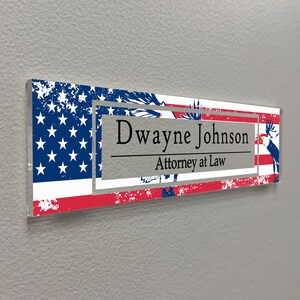 Military Office Desk Name Plate Gift Job Promotion Veteran (VWAQ-WACS75 ...