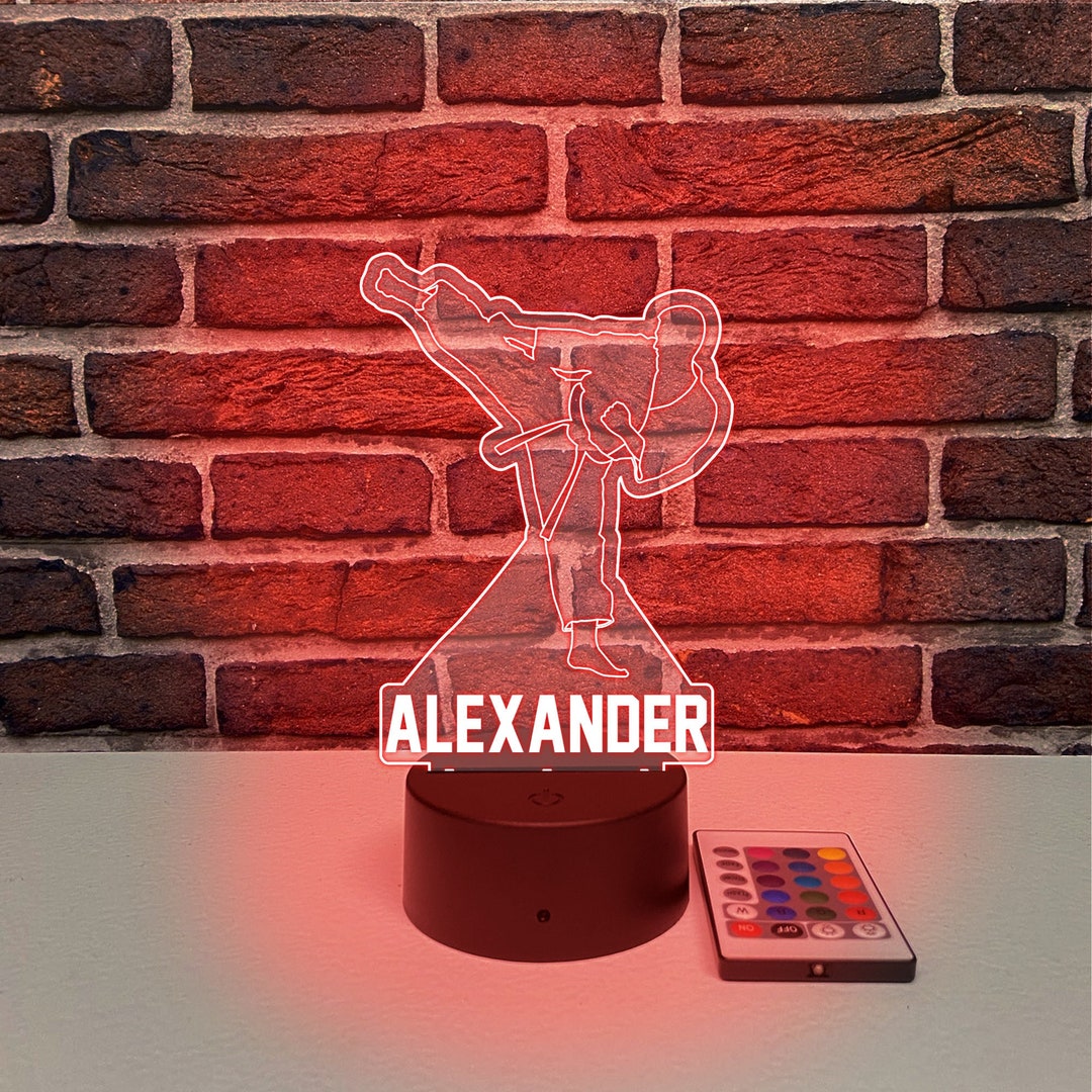 Custom LED Karate Desk Lamp Ornament, Night Light up Sign, Neon - Esque ...