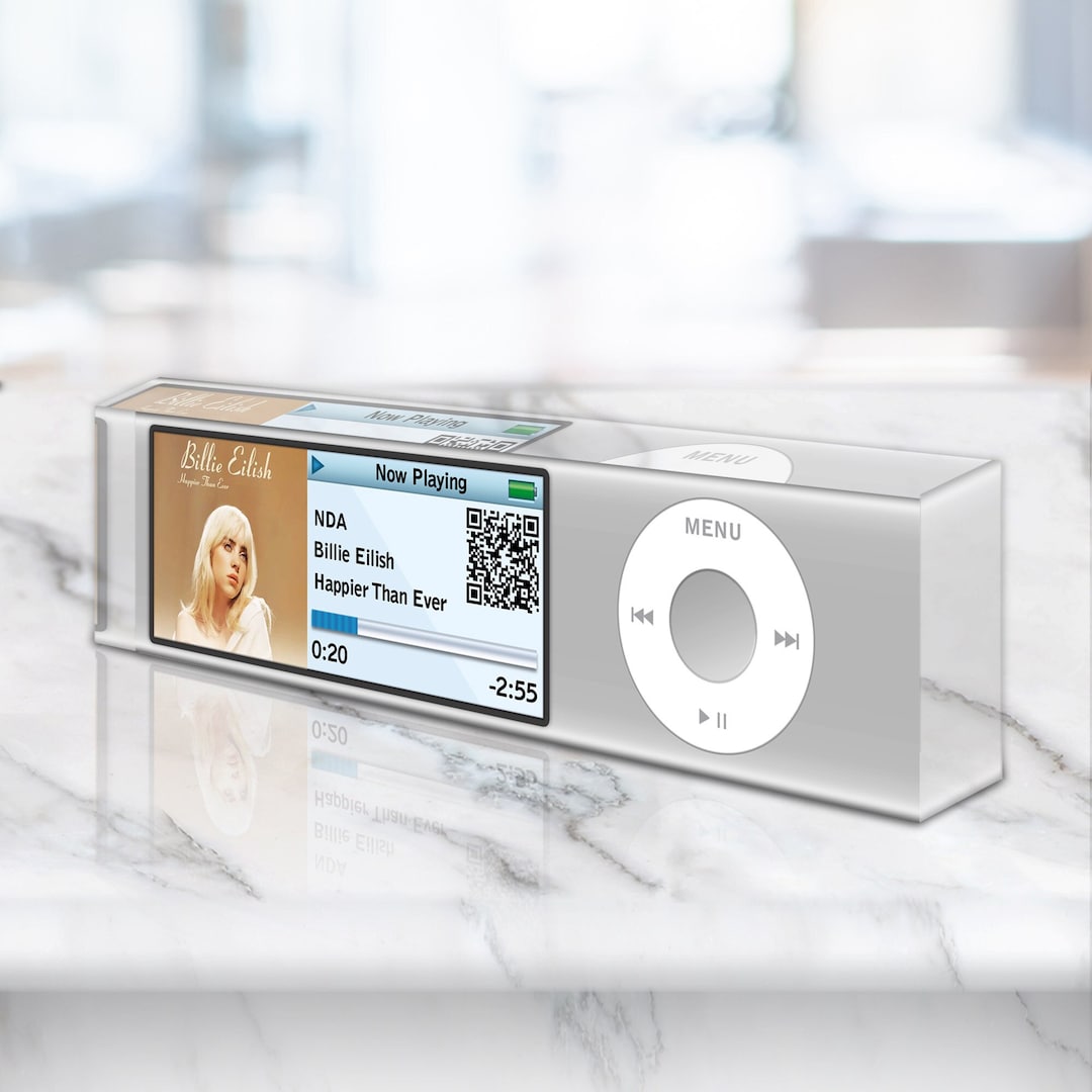 Acrylic Sign Custom Song QR Code Music Plaque Couples Gift Wedding ...