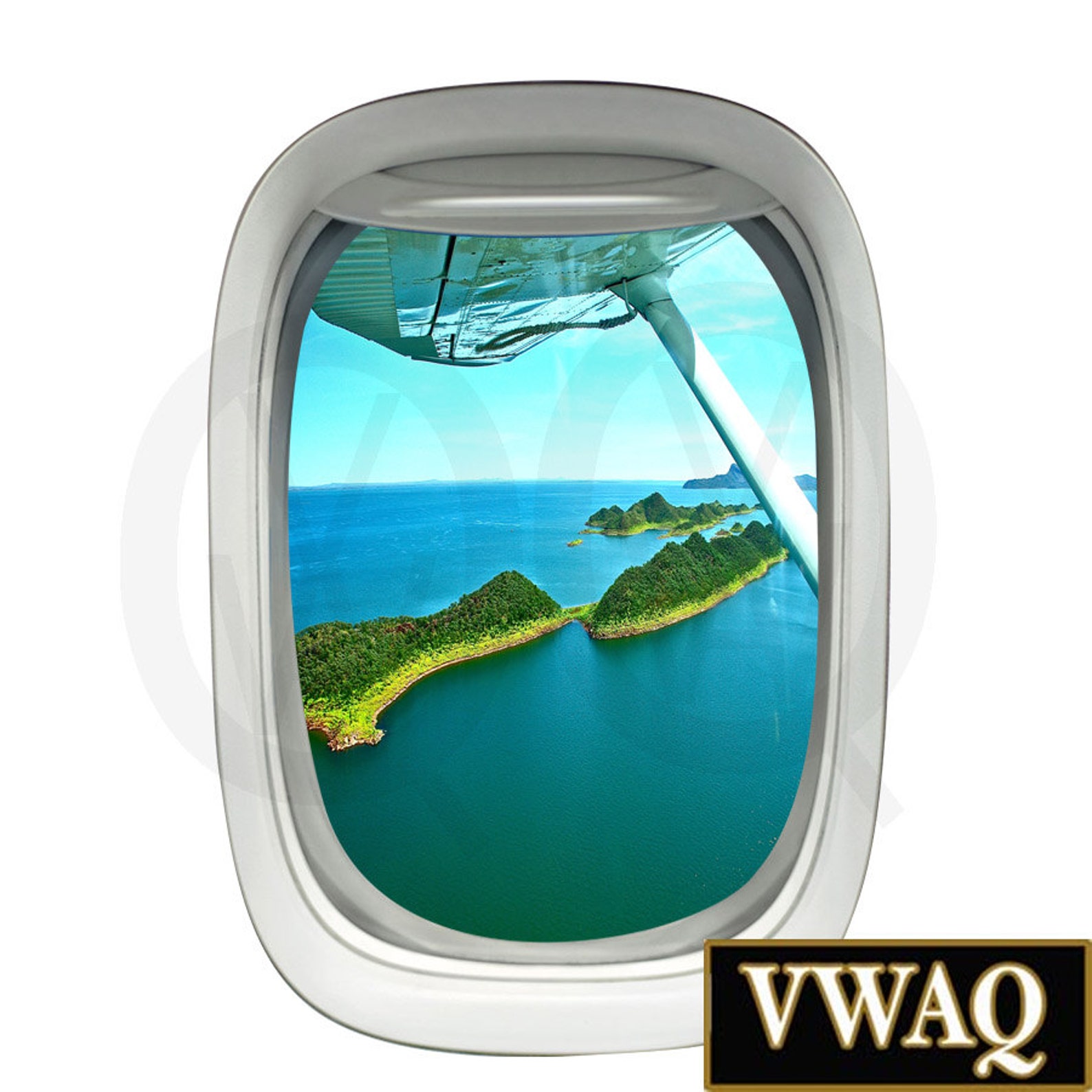 Fake Window Wall Decal Pilot Gifts Aviation Landscape Mural - Etsy