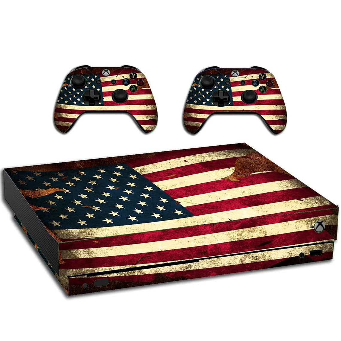 American Flag Skin for Xbox One X Vinyl Decal Wrap - VWAQ XXGC12 - Etsy