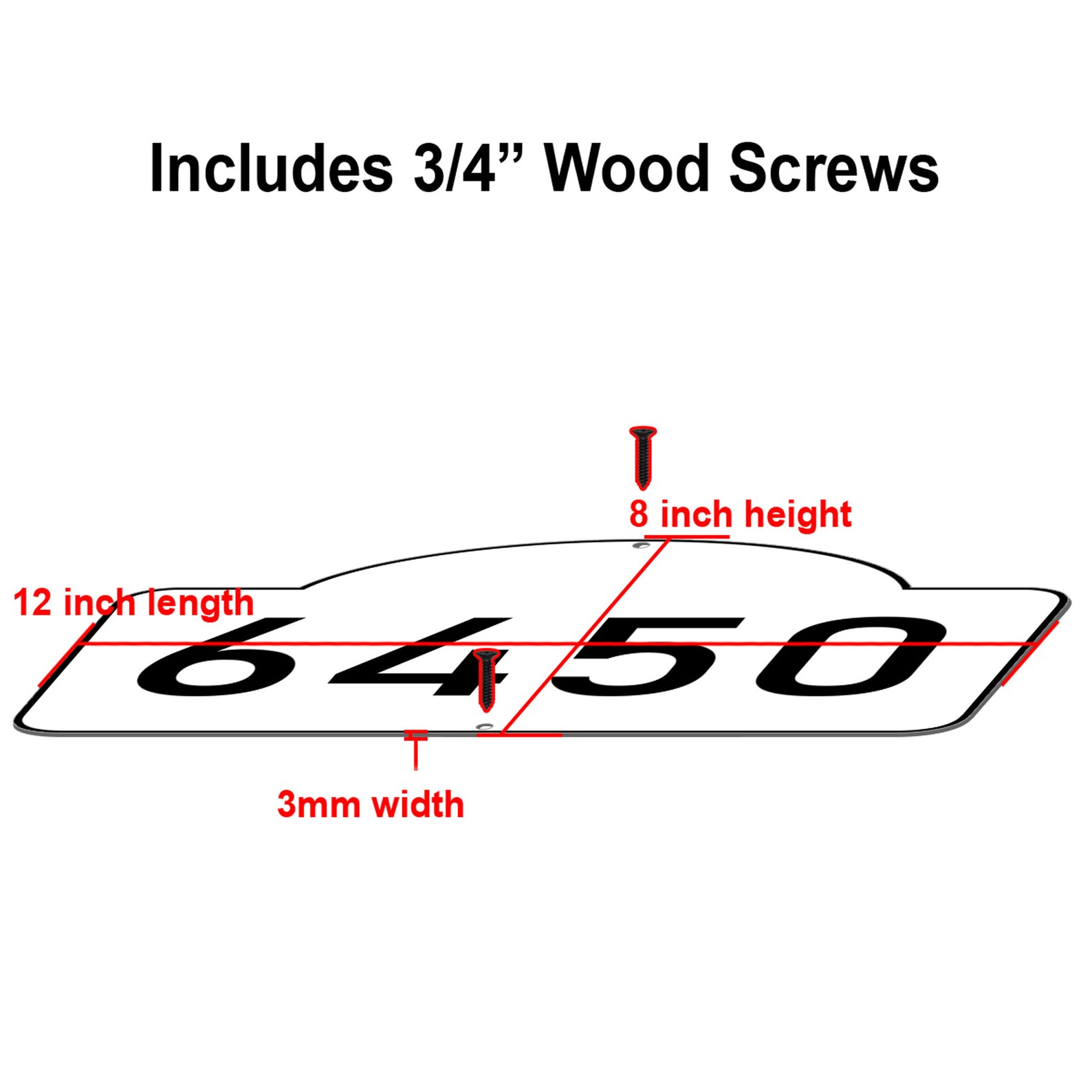 Address Numbers Sign Aluminum House Numbers House Number - Etsy