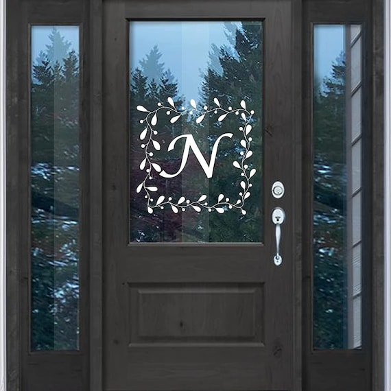 Personalized Name Custom Initial Letter Last Name Wall Decal - Etsy