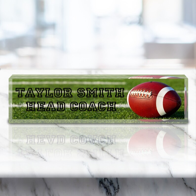 Personalized Name Plate for Desk | Custom Name Clear Acrylic Glass ...
