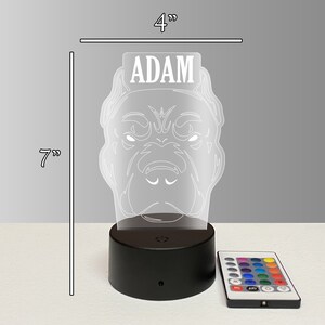 Custom Acrylic Led Night Light up Sign Desk Lamp Pit Bull Neon - Esque ...