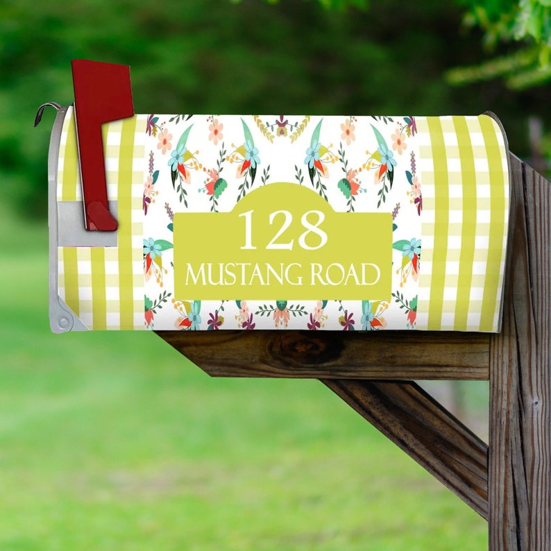 Custom Address Mailbox Magnet Personalized Mailbox Covers - Etsy