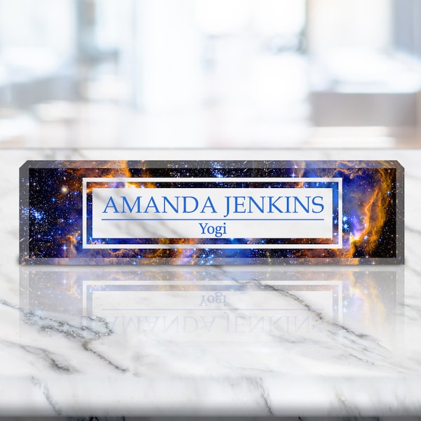 Desk Name Plate - Etsy