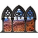 Scenic Landscape, Medieval Wallpaper Mural, Fake Window Decal - VWAQ ...