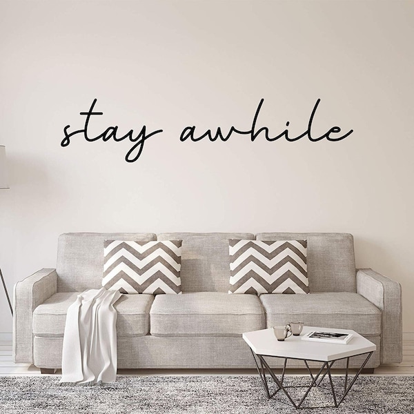Stay Awhile - Etsy