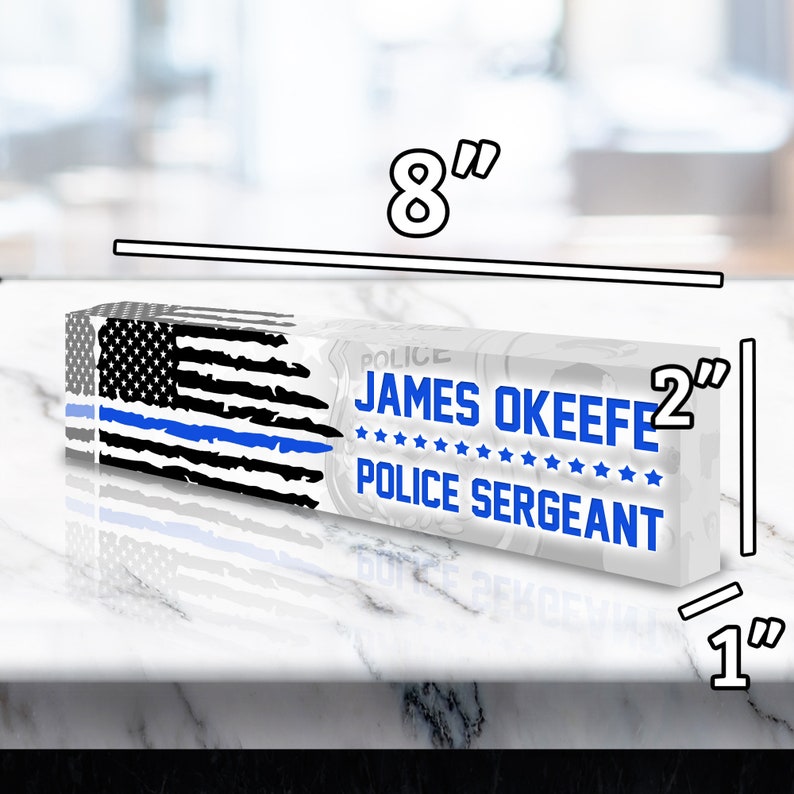 Personalized Name Plate for Desk | Custom Name Clear Acrylic Glass ...