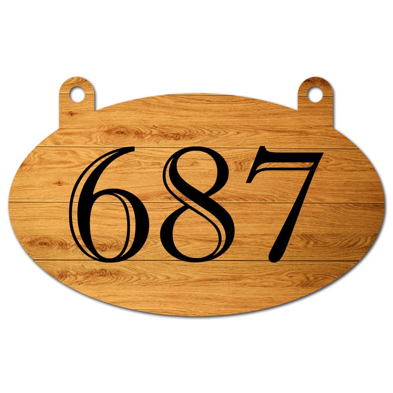 Custom Metal Large Modern House Address Plaque Numbers Sign - Etsy