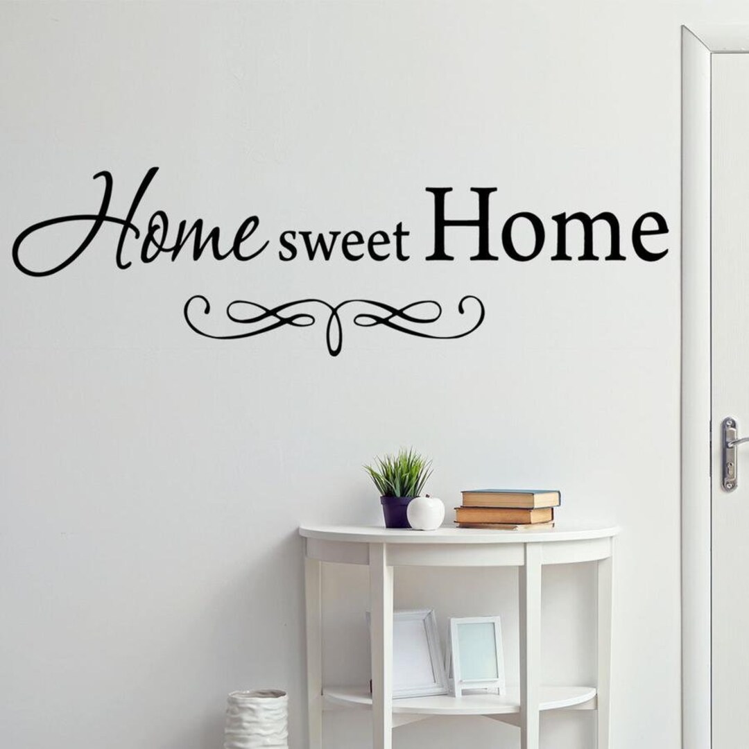 Home Sweet Home... House Wall Decal Stickers Family Wall Decals VWAQ ...