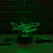 Personalized Night Light Acrylic Air Plane Name - Aviation LED Lights ...