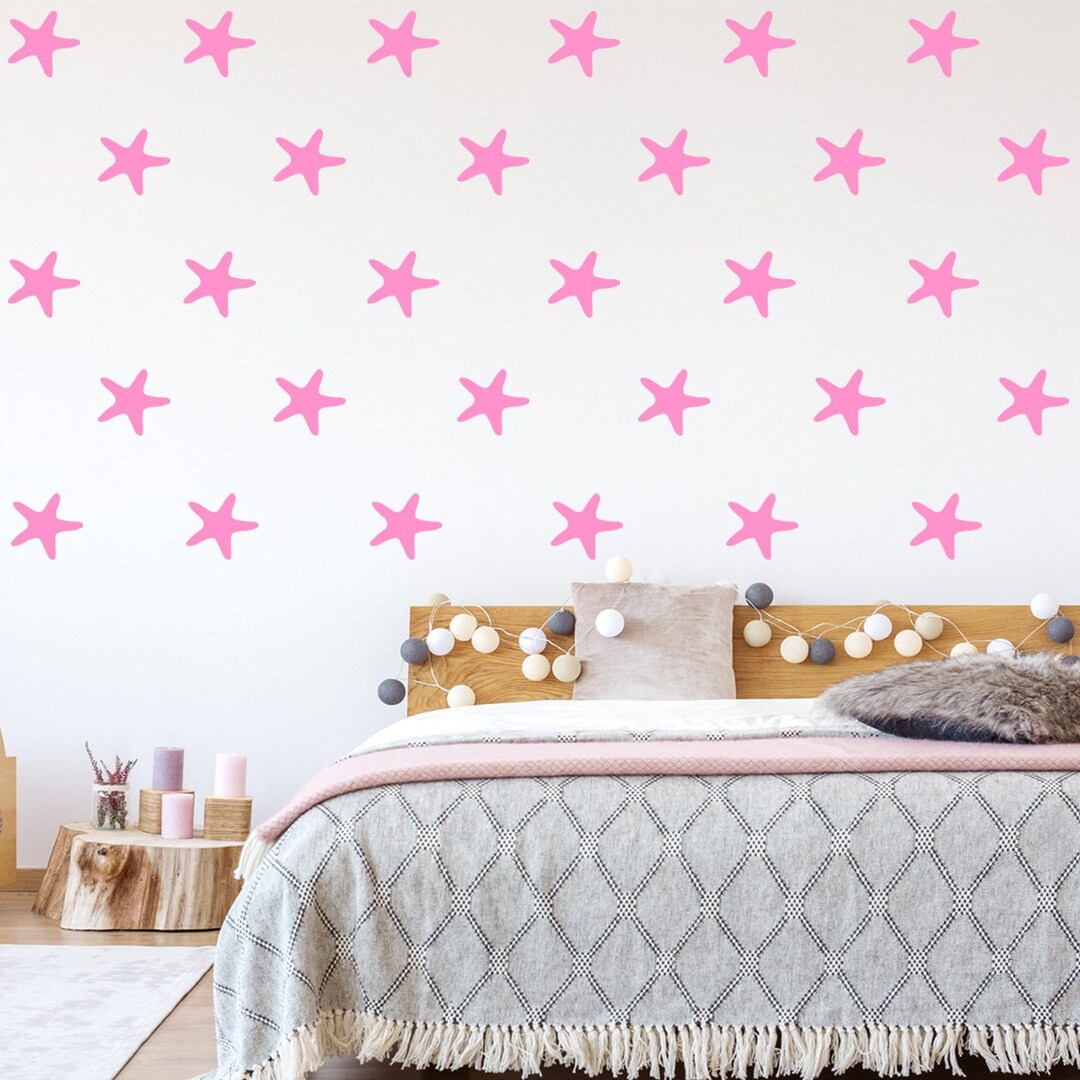 VWAQ Sea Star Wall Art Beach Decor - Starfish Nautical Wall Decal ...