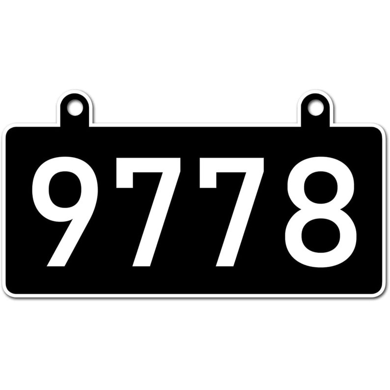 Custom Hanging Reflective Address Sign for Mailbox Aluminum - Etsy