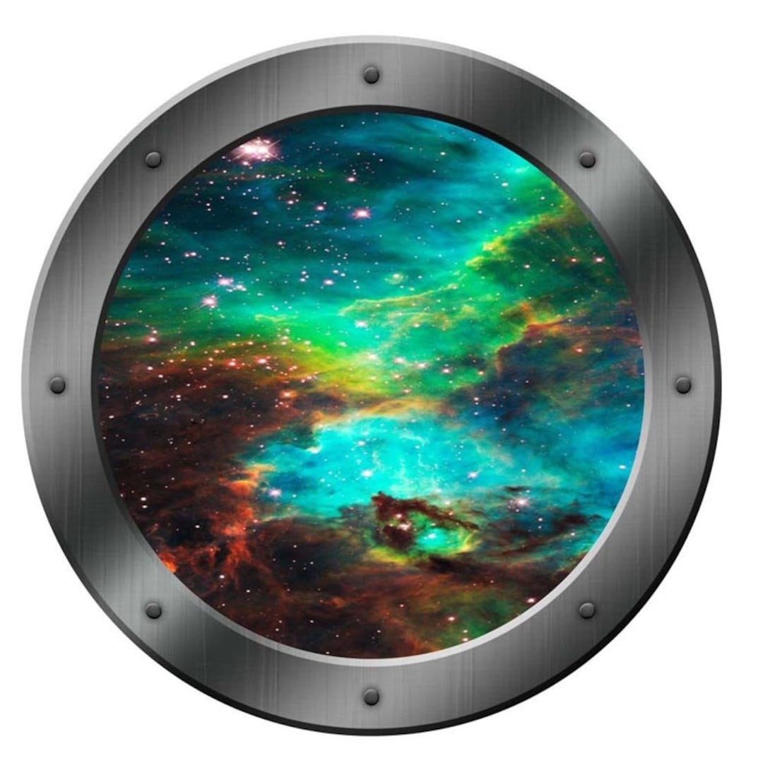 Porthole Wall Decals Graphics Portal Window Boys Room Fun Kids Galaxy ...