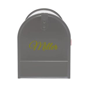 Custom Mailbox Front Decal - Address Name or Numbers Mailbox Door ...