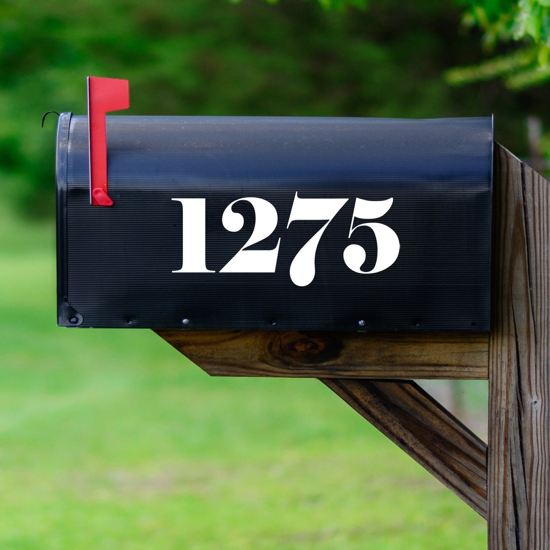 Mailbox Numbers Large House Numbers Address - Personalized Gift ...