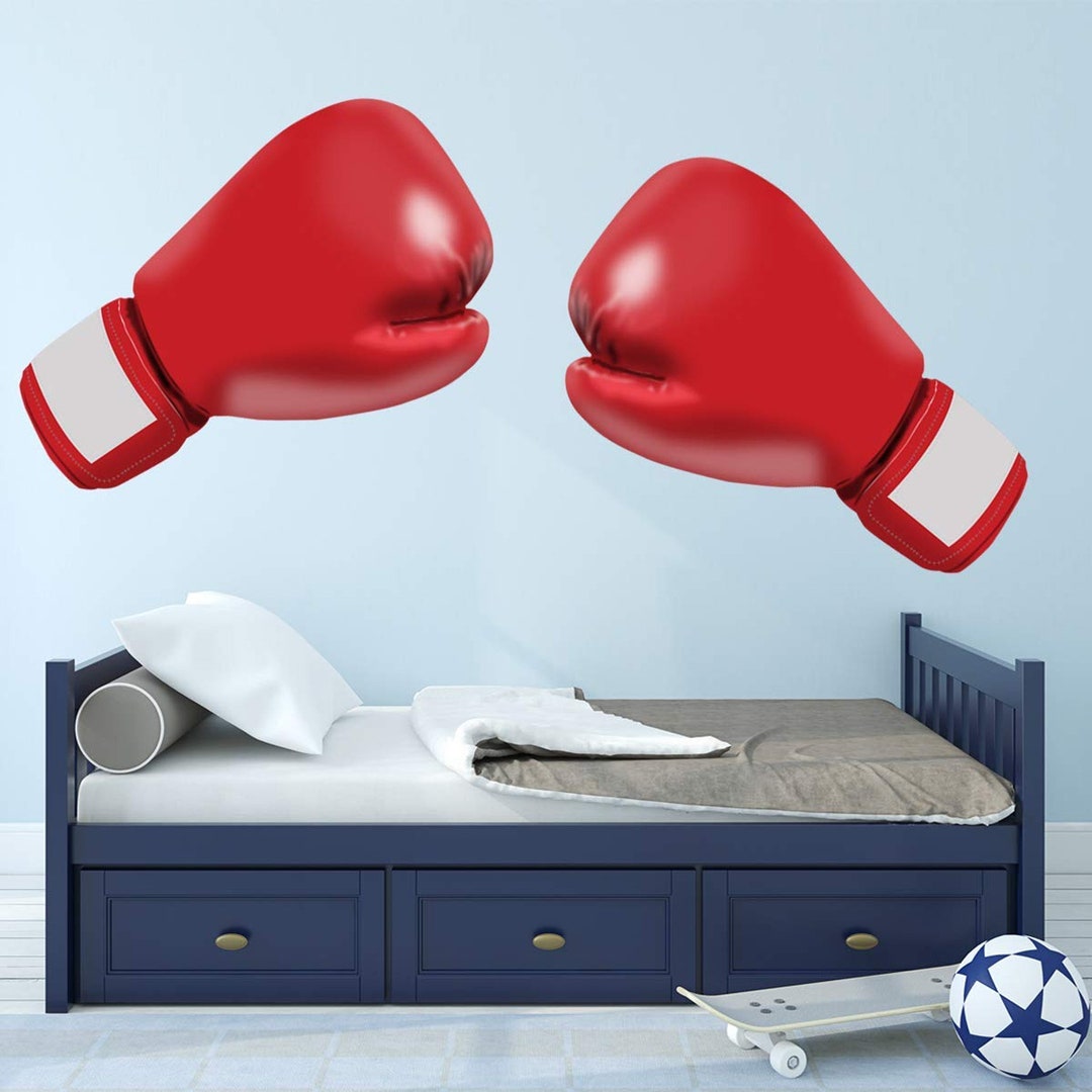 Boxing Gloves Wall Decals - Sports Vinyl Stickers Home Gym Decor - VWAQ ...