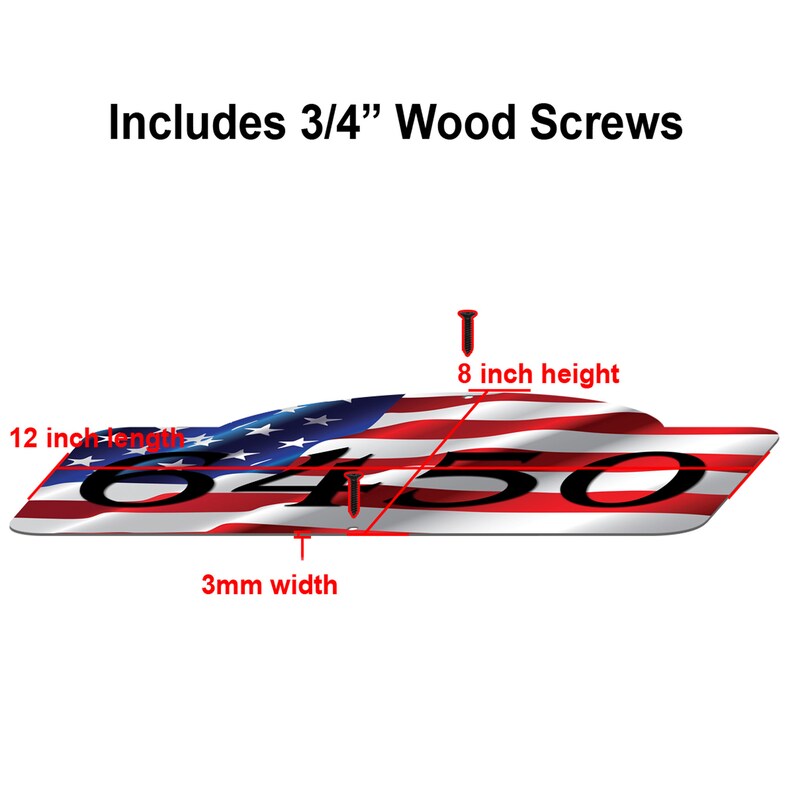 Address Numbers Sign, Aluminum House Numbers, House Number Sign ...