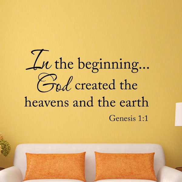 Scripture Wall Decal - Etsy