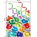 Happy Birthday Wall Decals Party Set Stickers Peel and Stick Removable ...