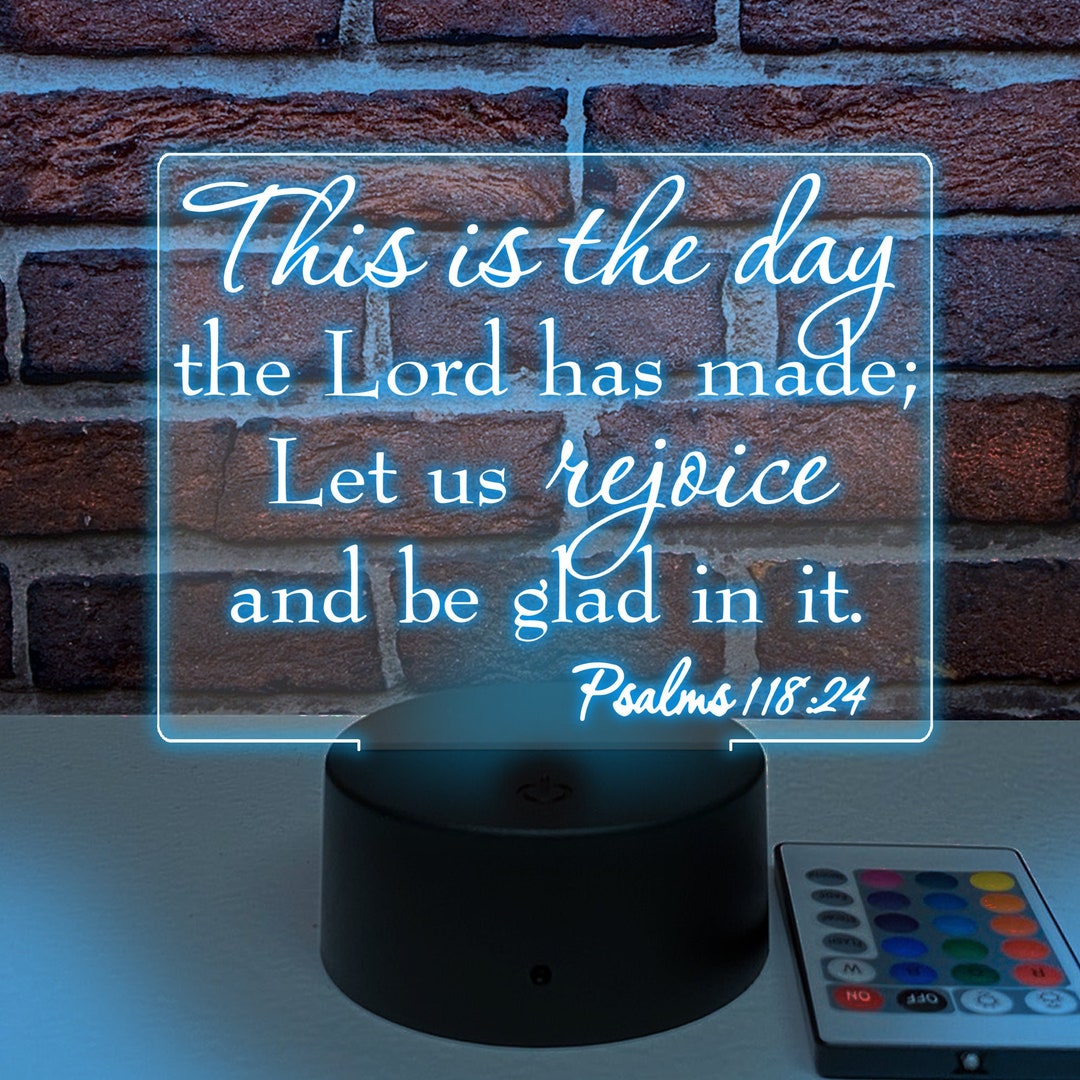 Led Light Baptism Gift Bible Verse Study Christian Boy-adult - VWAQ ...