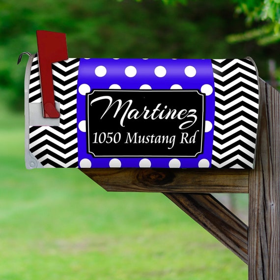 Custom Mailbox Cover Personalized Magnetic Mailbox Wrap Name | Etsy