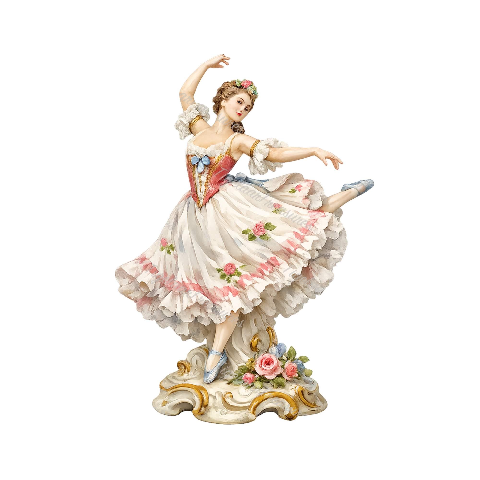 20 Rococo Icons Clipart – Exquisite Watercolor Png Collection, Charming ...