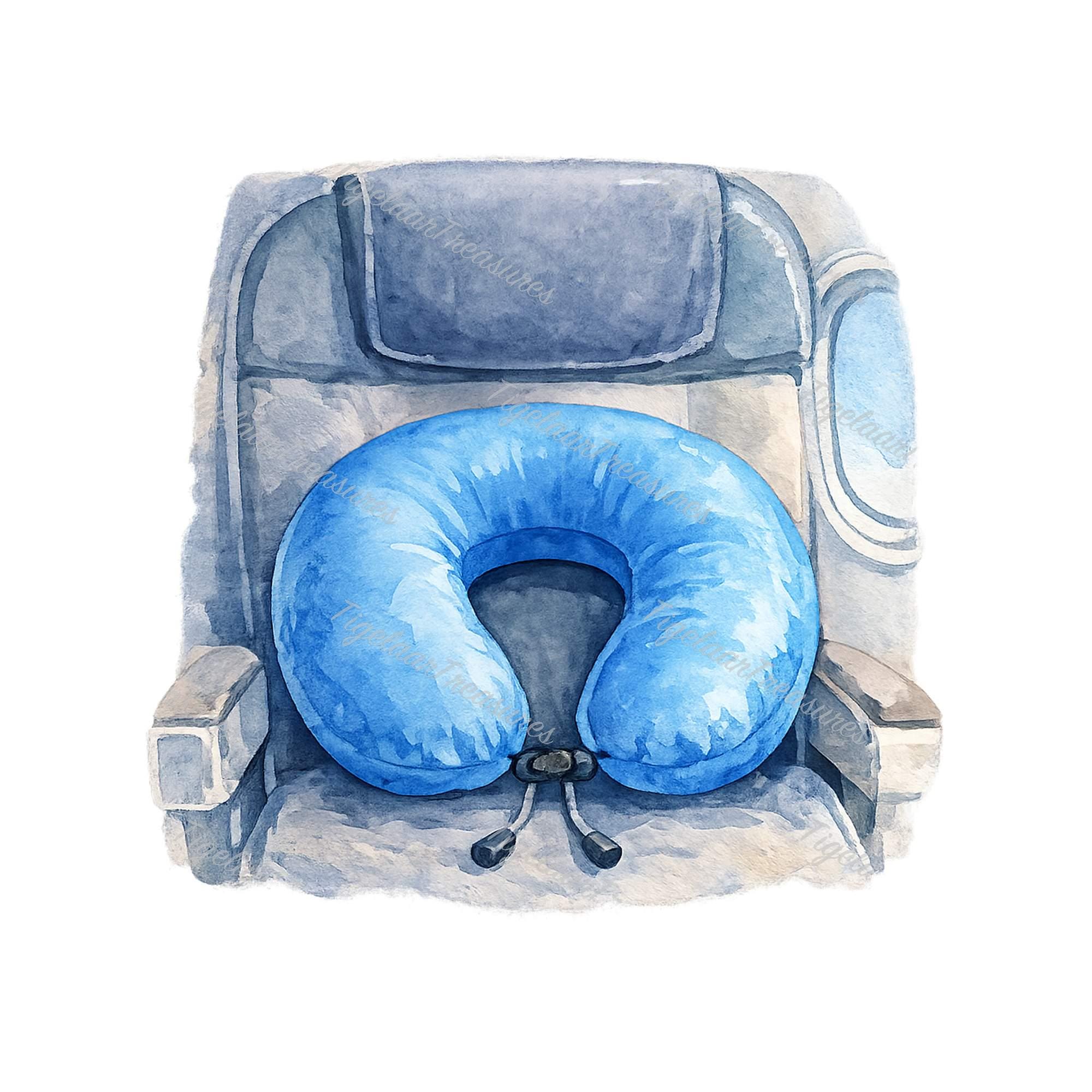 20 Airport Clipart – Charming Watercolor Collection, Transparent Pngs ...
