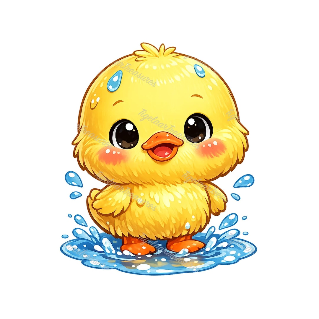 20 Kawaii Spring Animals Clipart – Adorable Watercolor Friends, Pngs ...