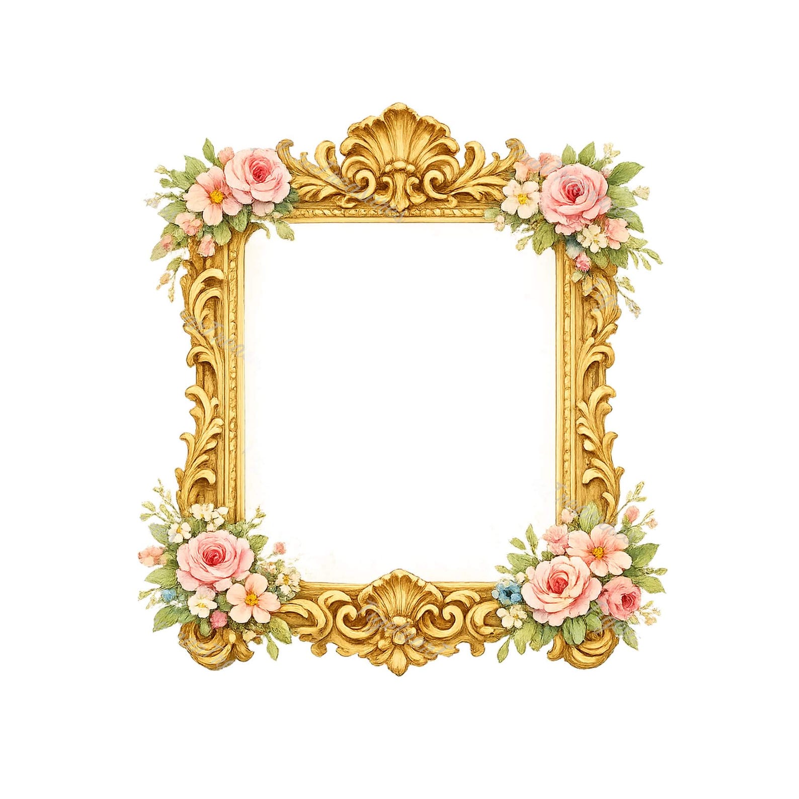 20 Rococo Era Clipart – Enchanting Watercolor Png Collection ...
