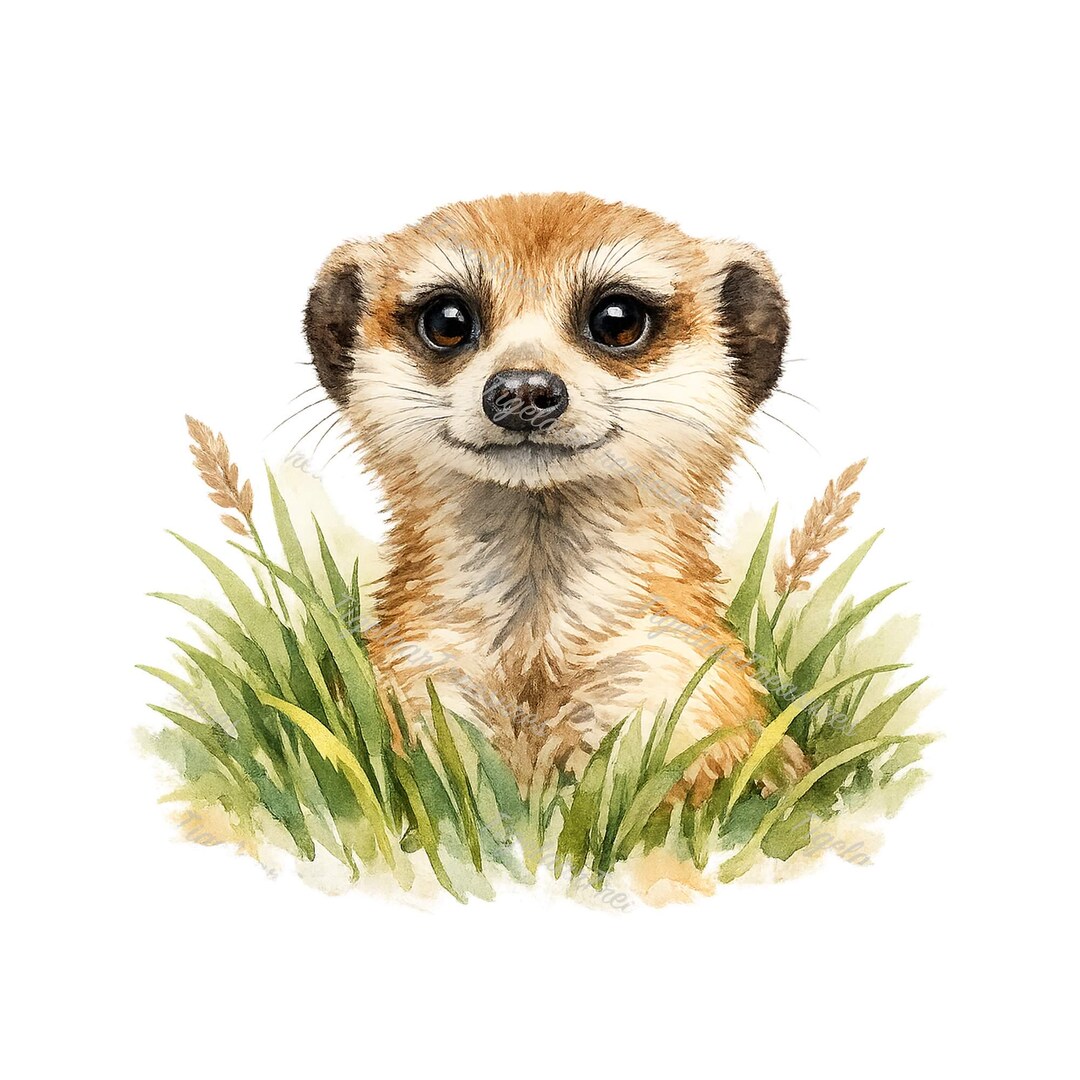 20 Tropical Grassland Animals Clipart – Lively Watercolor Wonders ...