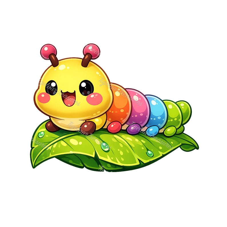20 Kawaii Spring Animals Clipart – Adorable Watercolor Friends, Pngs ...