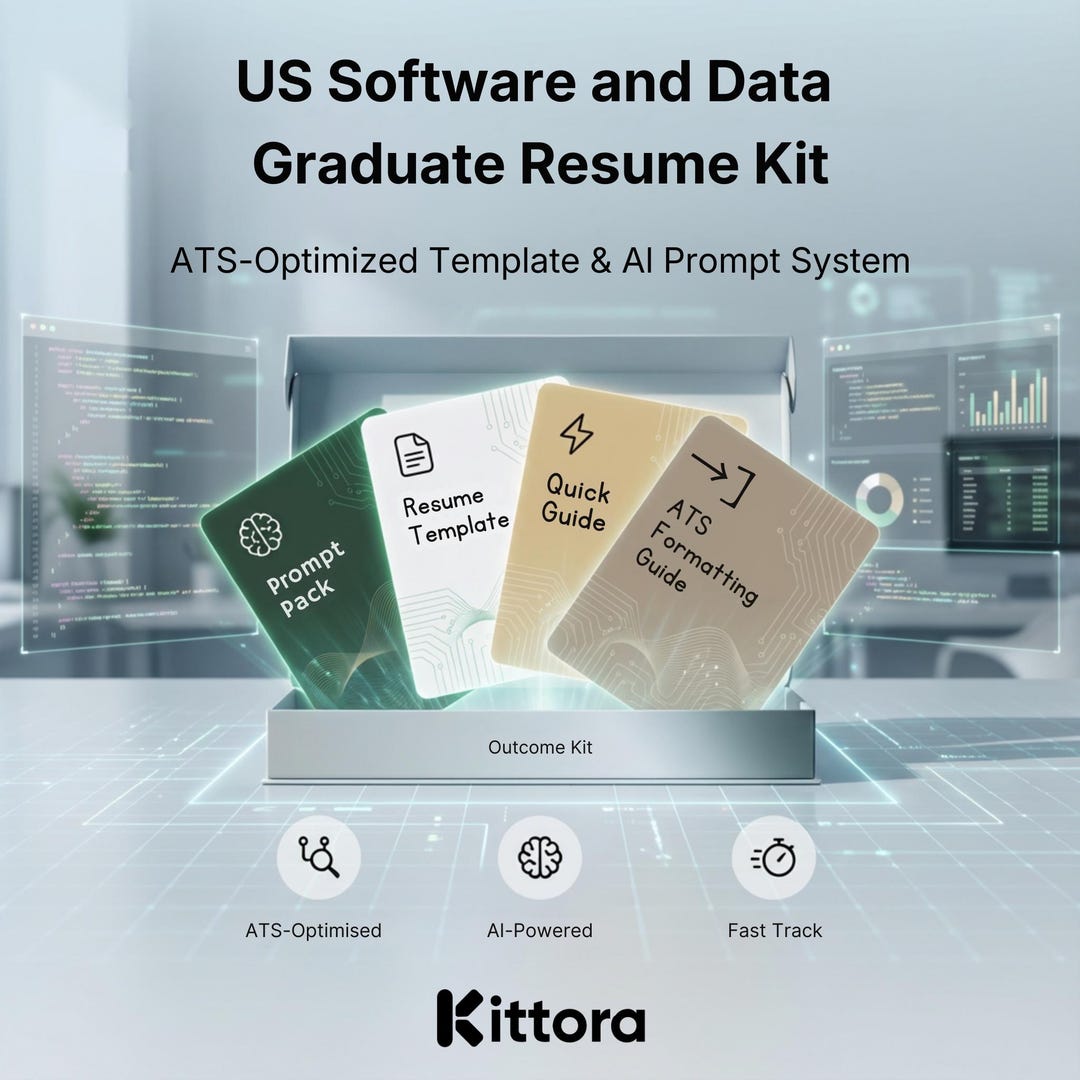 Ai-guided ATS Resume Template (software & Data) | Prompt-based Graduate ...