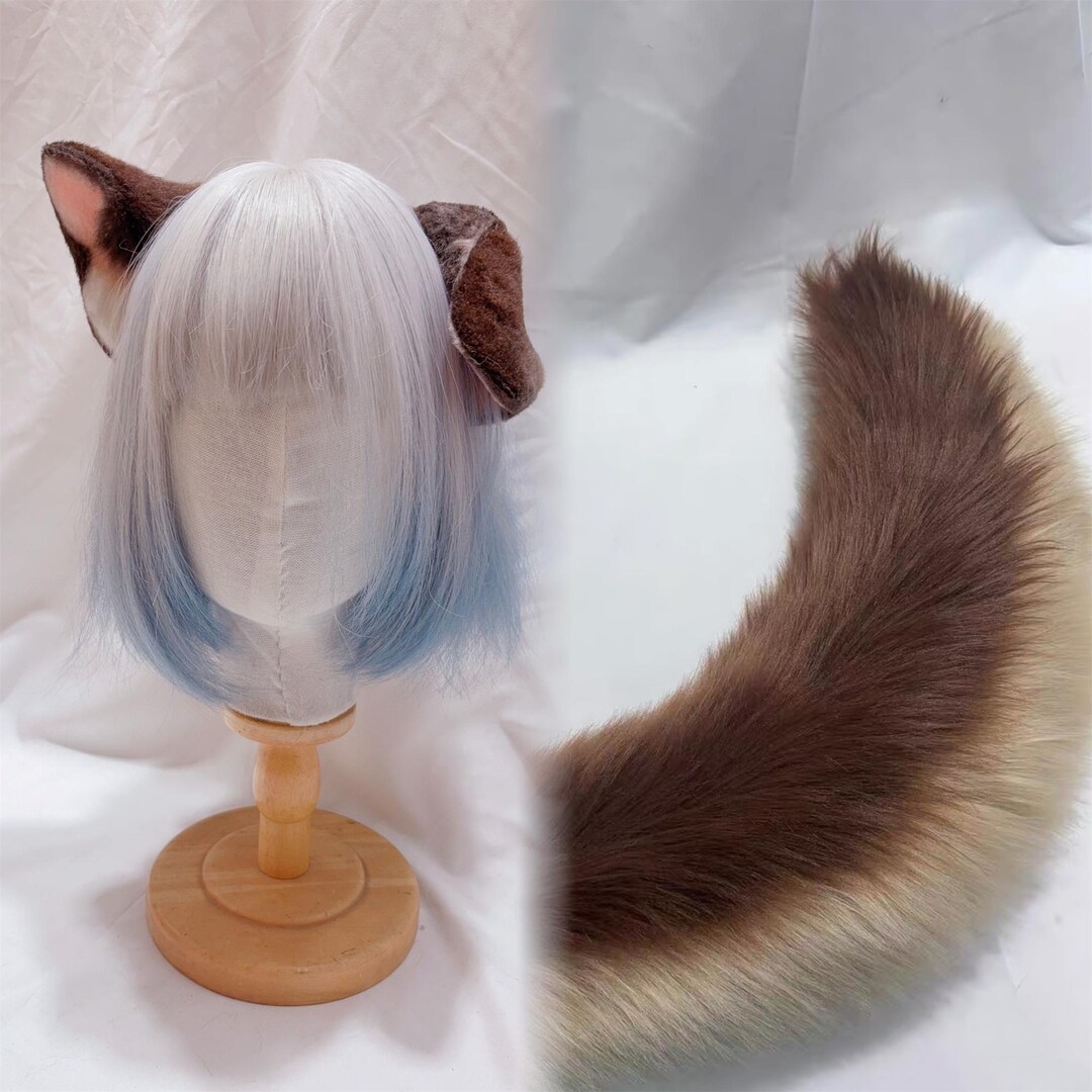 Brown Dog Ears and Tail Kit, Custom Color Available, Cosplay Dog - Etsy
