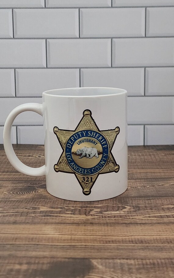 LASD Badge Mug - Etsy