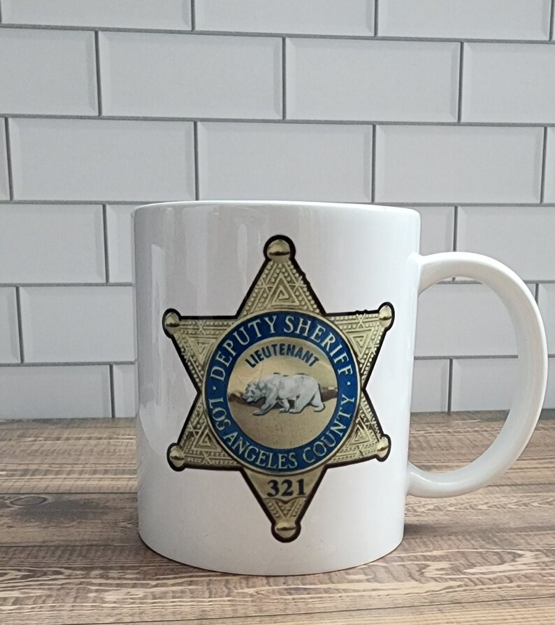 LASD Badge Mug - Etsy